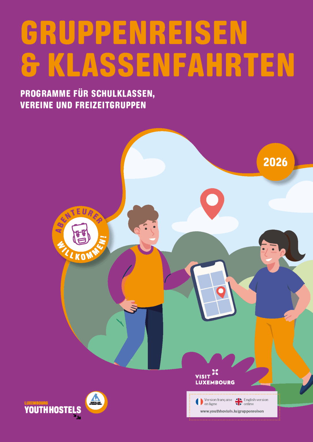 Contact youth hostels Luxembourg